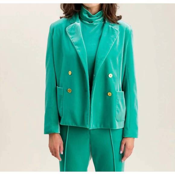 SEDGE | Jackets & Coats | New Sedge Steph Blazer In Dynasty Green ...